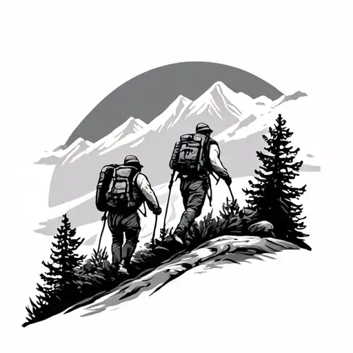 3707+ Hiking Tattoo Ideas in 2025 - BlackInk AI
