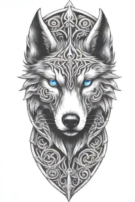 1796+ Blue Eyed Wolf Tattoo Ideas in 2025 - BlackInk AI